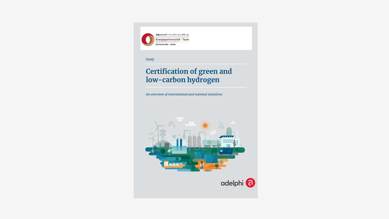 Certification of Green and Low-Carbon Hydrogen – an Overview of International and National ...